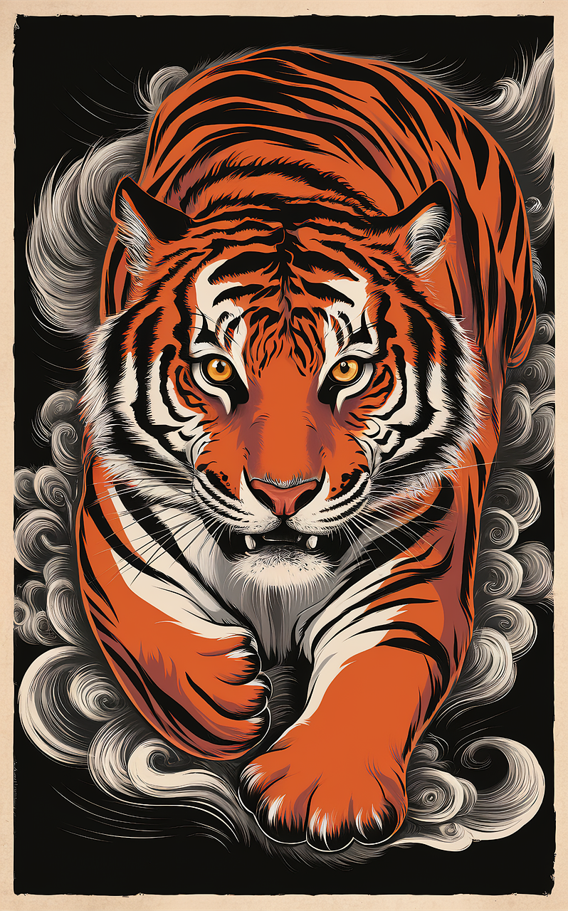 Download Tiger, Predator, Animal. Royalty-Free Stock Illustration Image ...