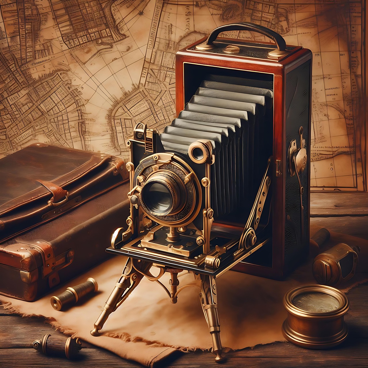 Download Photographer, Camera, Vintage. Royalty-Free Stock Illustration ...