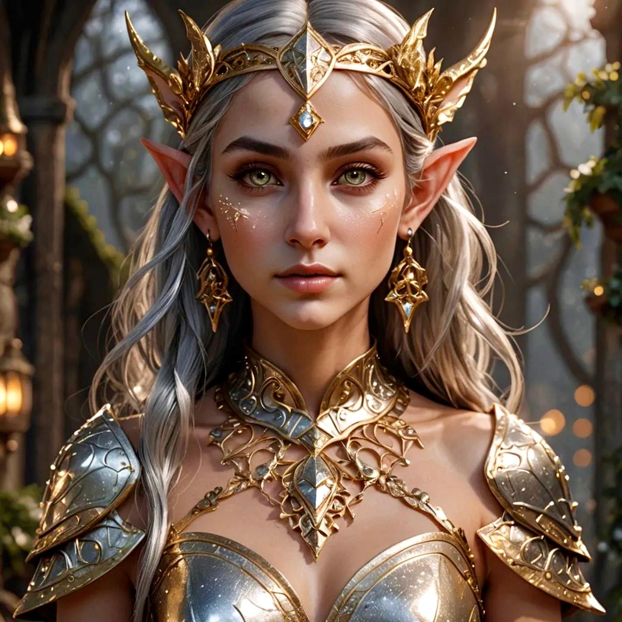 Download Portrait Princess Elf Royalty Free Stock Illustration Image