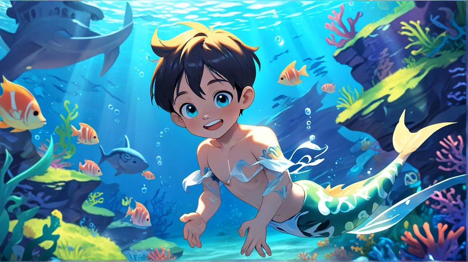 Download Mermaid, Underwater, Mystery. Royalty-Free Stock Illustration ...