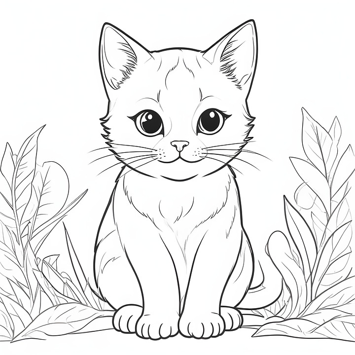Illustration De Chat Dessiné - Image gratuite sur Pixabay - Pixabay