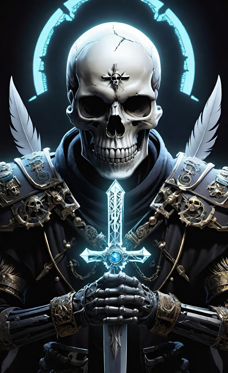 Download Ai Generated, Man, Skull. Royalty-Free Stock Illustration ...
