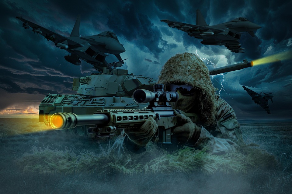 Download Sniper, Soldier, Gun. Royalty-Free Stock Illustration Image ...