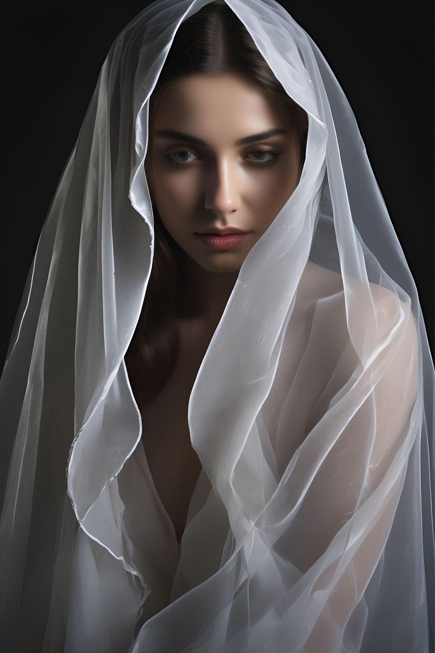 Download Ai Generated Woman Veil Royalty Free Stock Illustration Image Pixabay