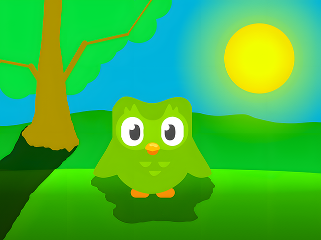 Download Duolingo, Bird, Green. Royalty-Free Stock Illustration Image ...