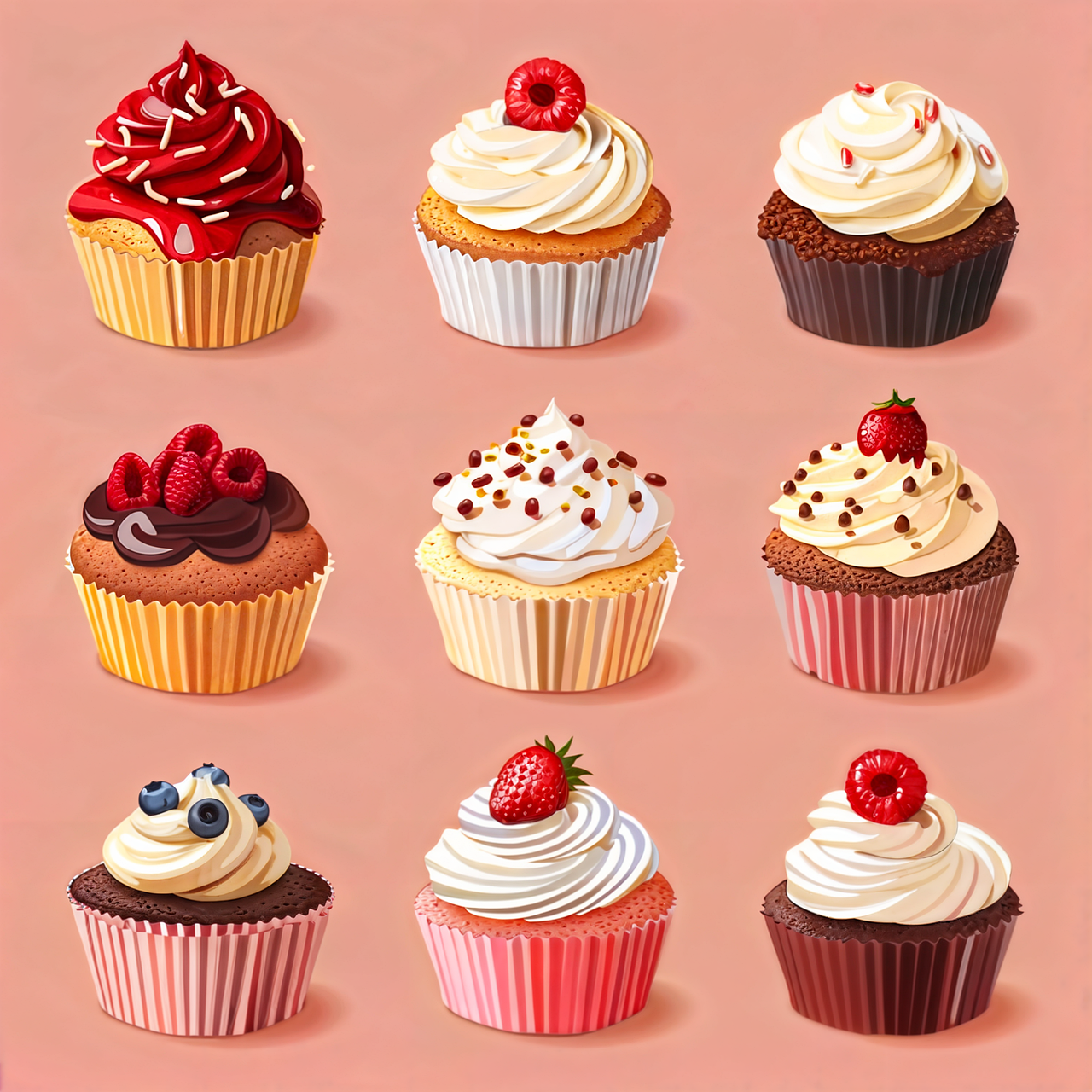 Download Cupcakes Pastry Shop Food Royalty Free Stock Illustration Download Cupcakes Pastry Shop Food Royalty Free Stock Illustration