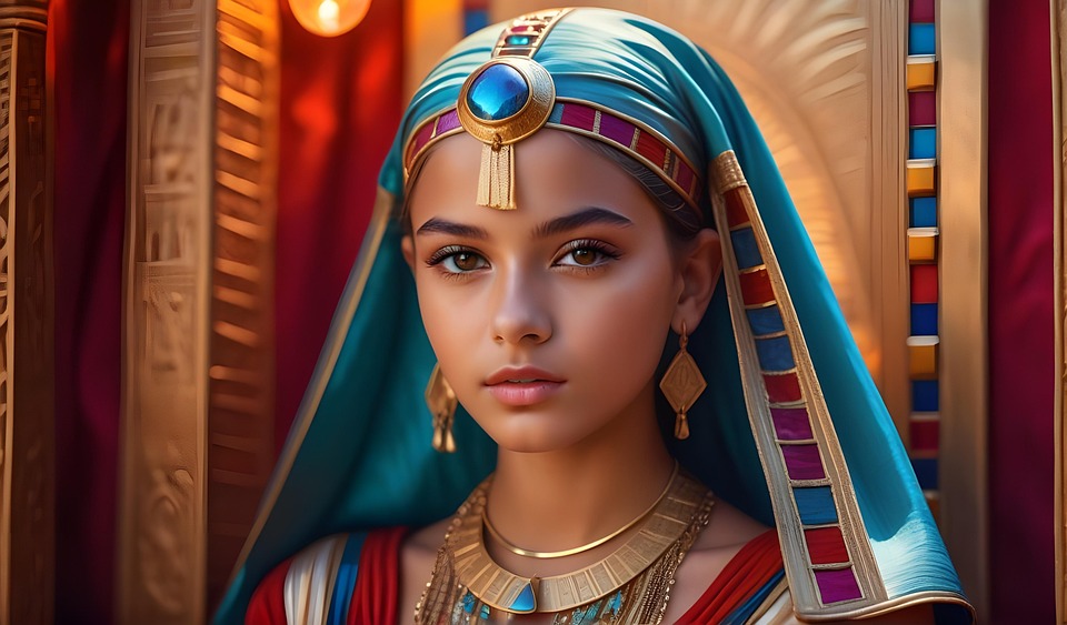 Download Egyptian Girl Woman Royalty Free Stock Illustration Image