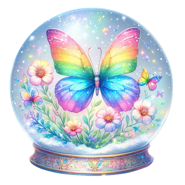 Download Snowball, Globe, Butterflies. Royalty-Free Stock Illustration ...