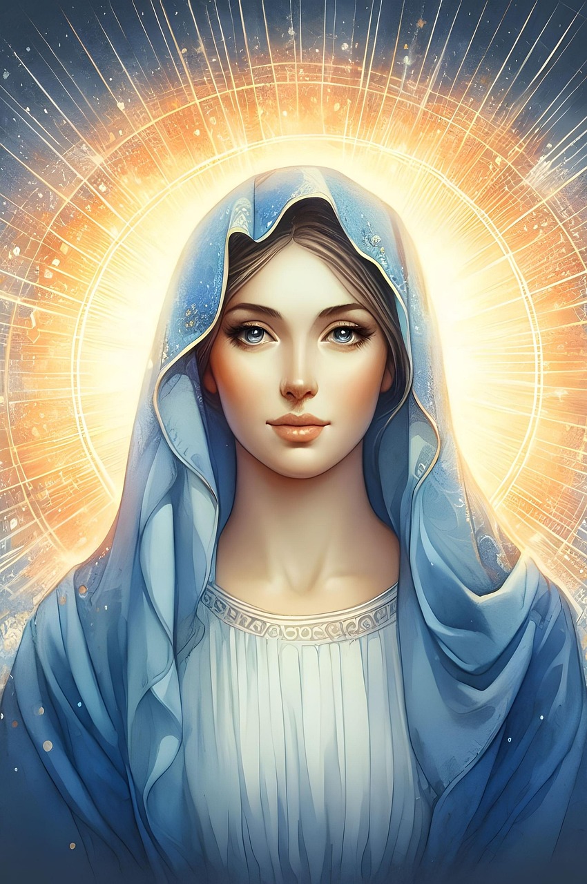 Download Mother Mary Virgin Royalty Free Stock Illustration Image Pixabay