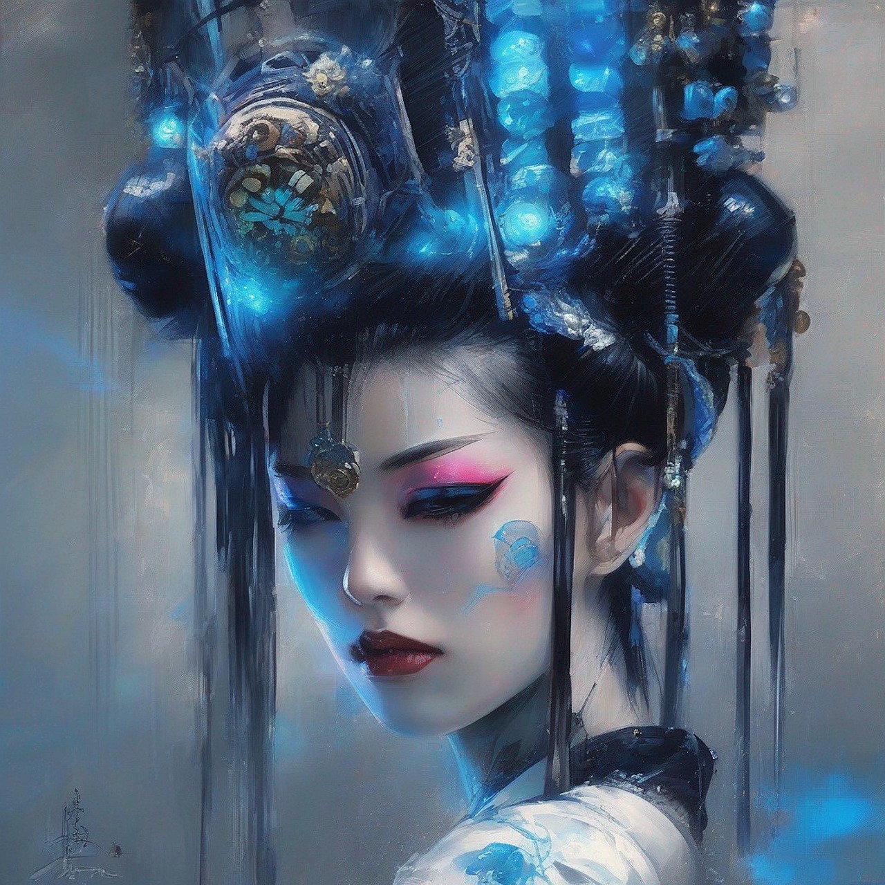 Download Geisha, Woman, Beautiful. Royalty-Free Stock Illustration ...