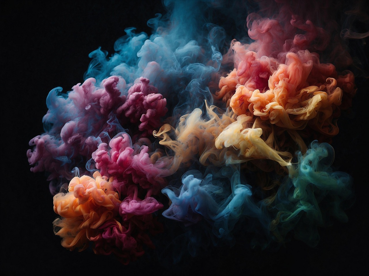 Download Colour, Smoke, Rainbow. Royalty-Free Stock Illustration Image ...