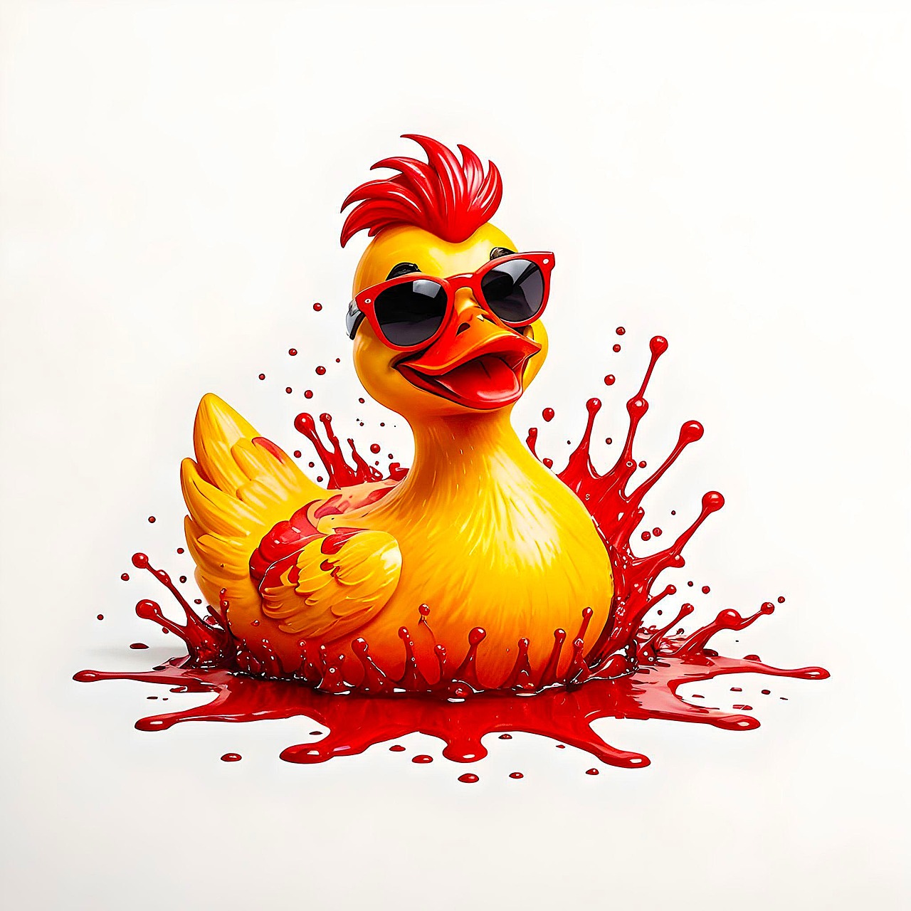 Download Punk, Rubber, Duck. Royalty-Free Stock Illustration Image ...