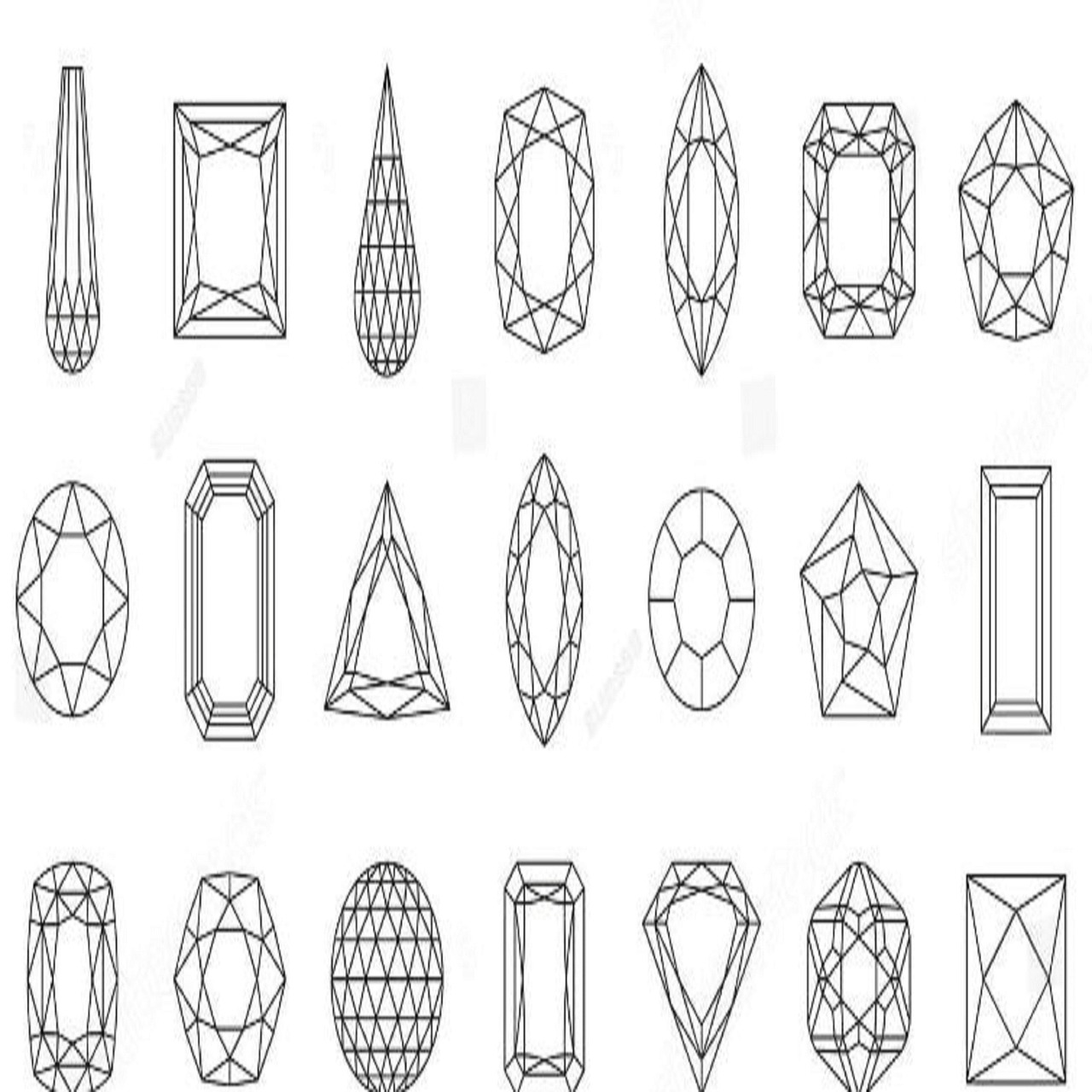 Formas De Gema Cortes Gemas - Imagens grátis no Pixabay