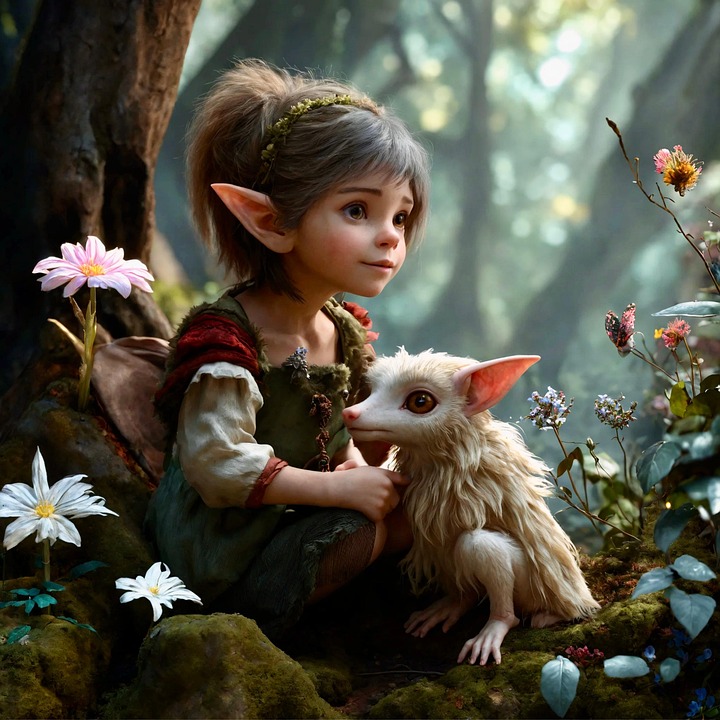 Download Ai Generated, Girl, Elf. Royalty-Free Stock Illustration Image ...