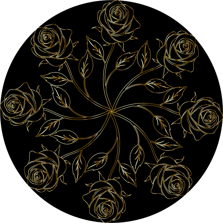 Download Rose, Flower, Mandala. Royalty-Free Vector Graphic - Pixabay