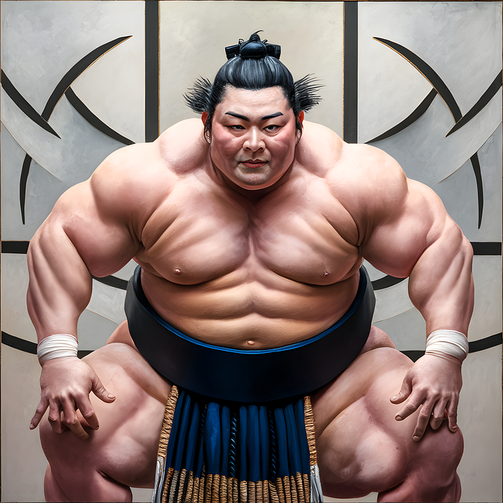 Download Ai Generated, Sumo, Wrestler. Royalty-Free Stock Illustration ...