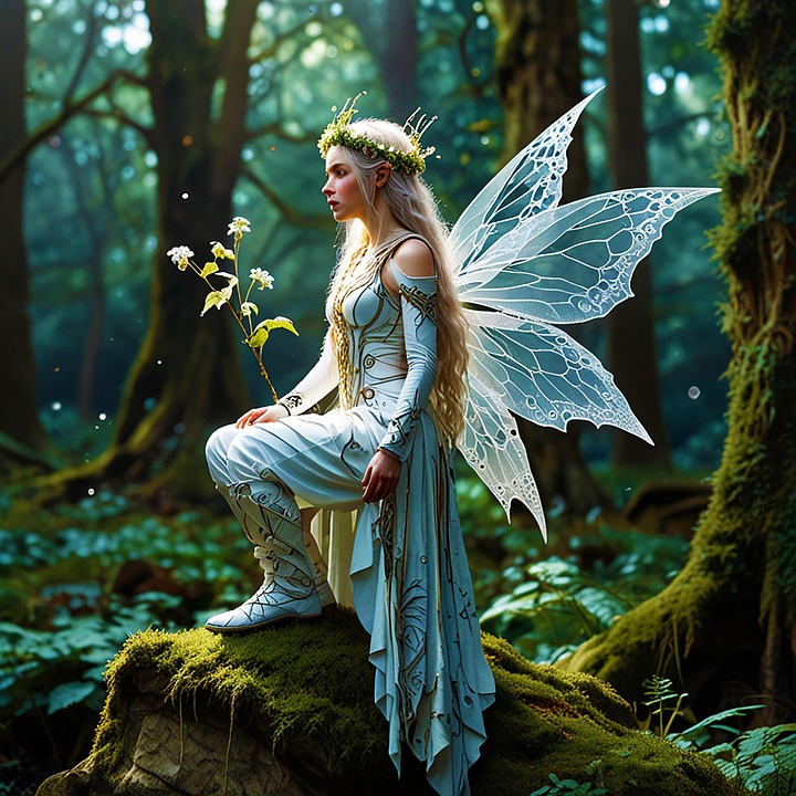 Download Winged Fairy Woman, Fairy, Woman. Royalty-Free Stock ...