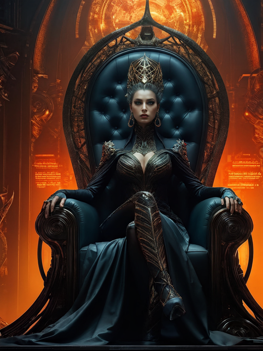 Download Ai Generated, Queen, Hell. Royalty-Free Stock Illustration ...