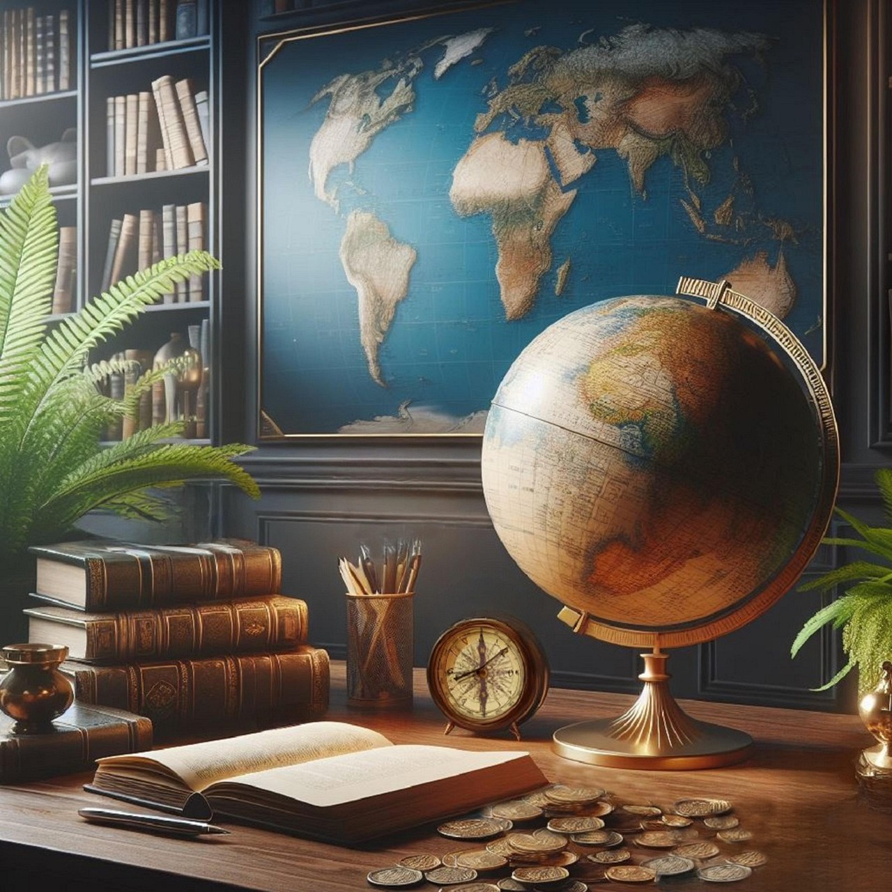 Download Library, Books, Knowledge. Royalty-Free Stock Illustration ...