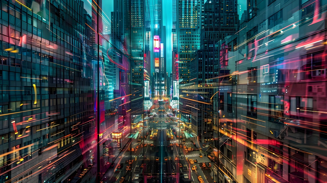 Download Ai Generated, Cyberpunk, City. Royalty-Free Stock Illustration ...