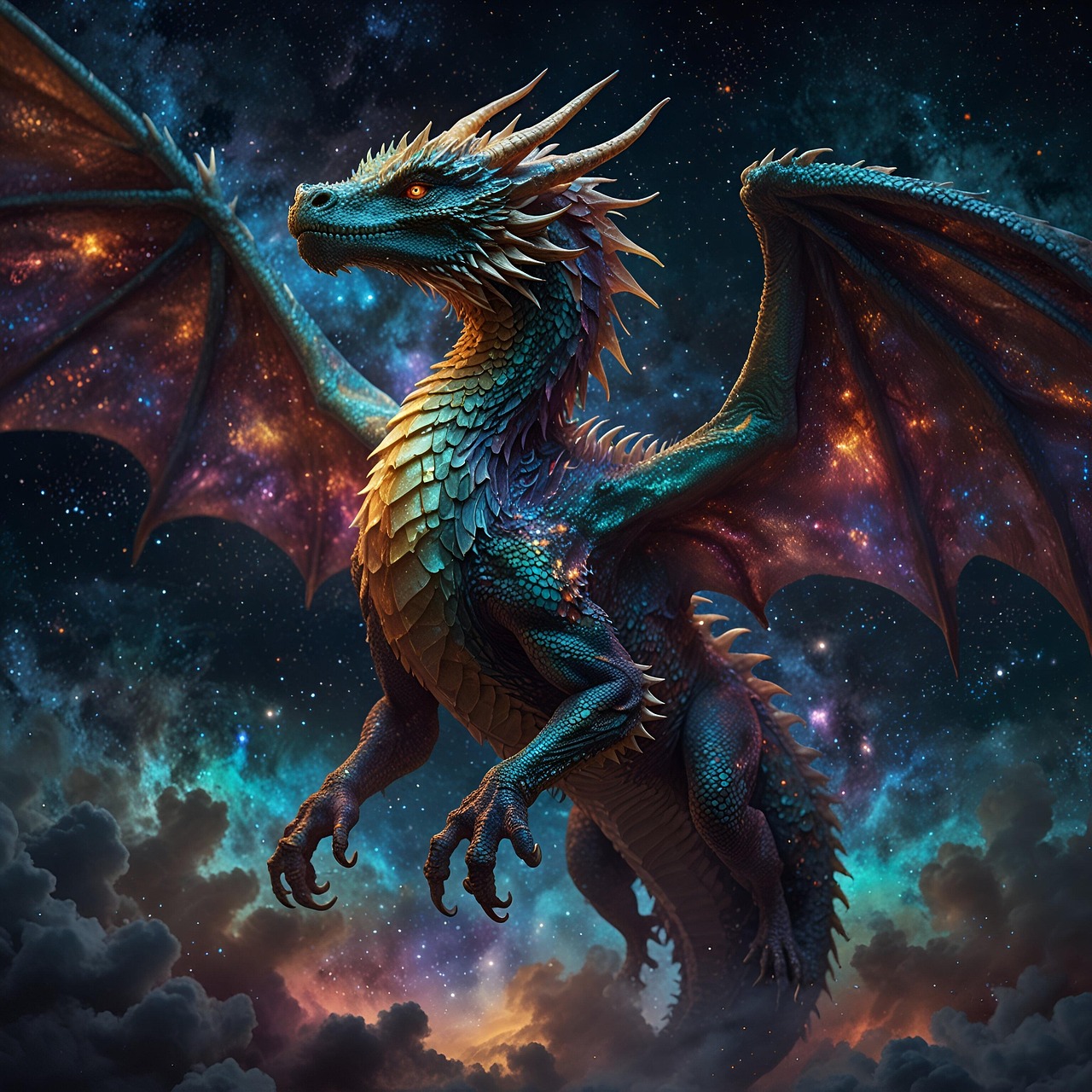 Download Ai Generated, Dragon, Universe. Royalty-Free Stock ...