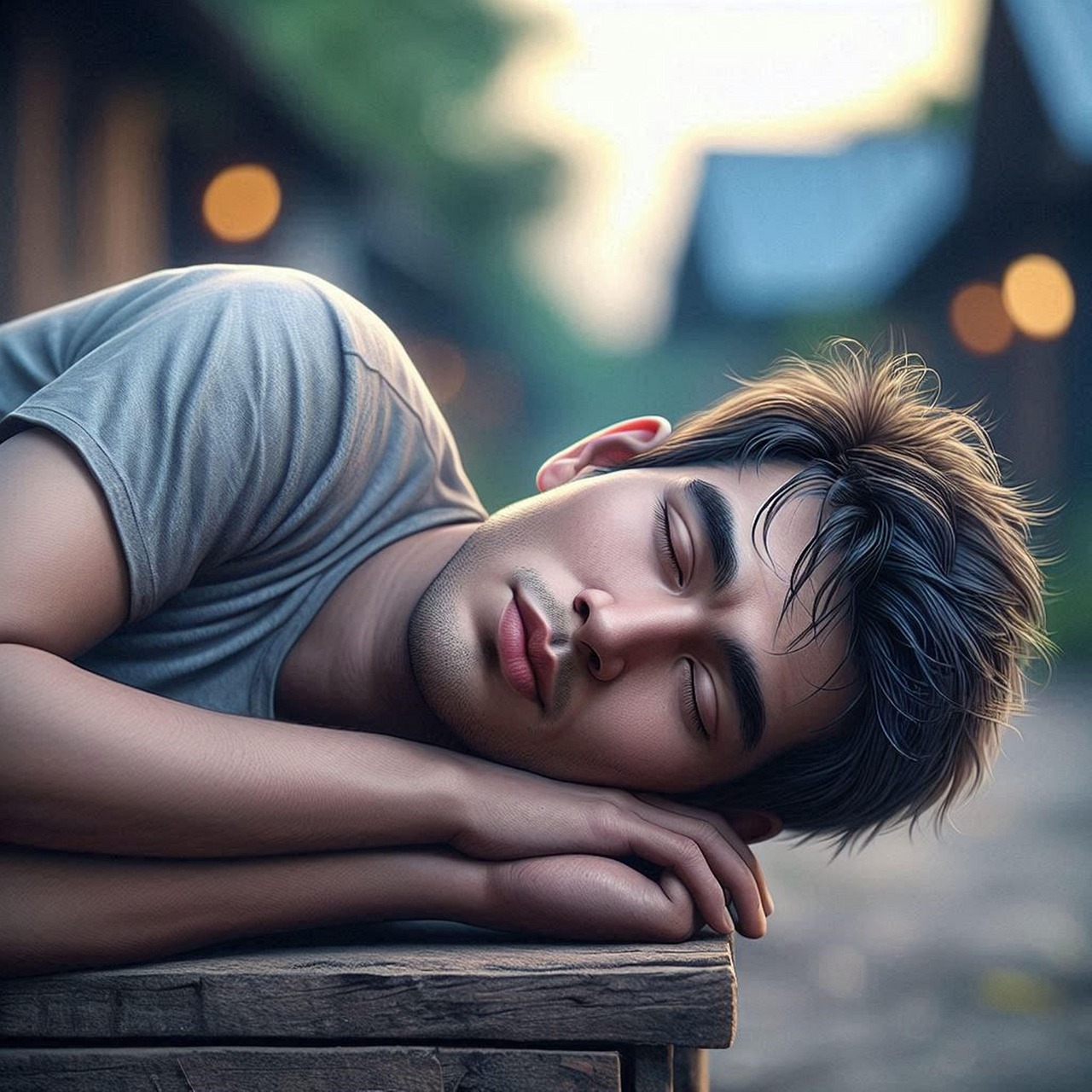 Download Ai Generated Man Sleep Royalty Free Stock Illustration