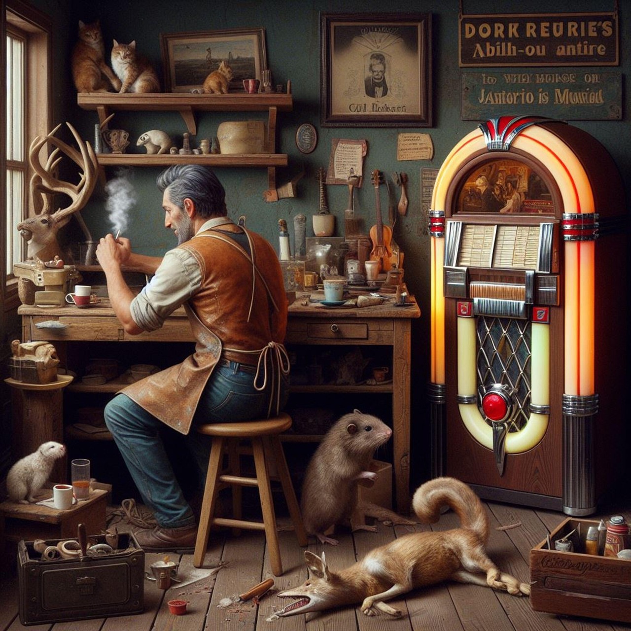 Download Taxidermist, Taxidermy, Abomination. Royalty-Free Stock ...