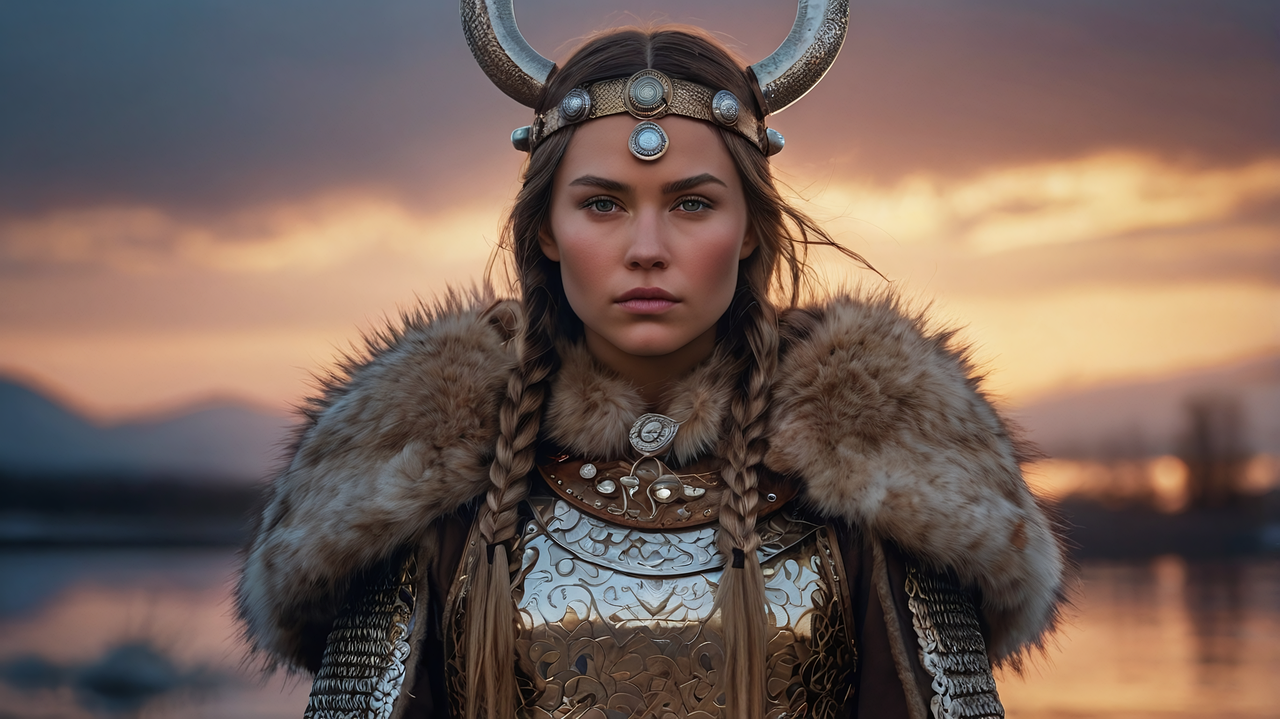 Download Portrait Keywords, Nordic Warrior, Piercing Eyes. Royalty-Free ...