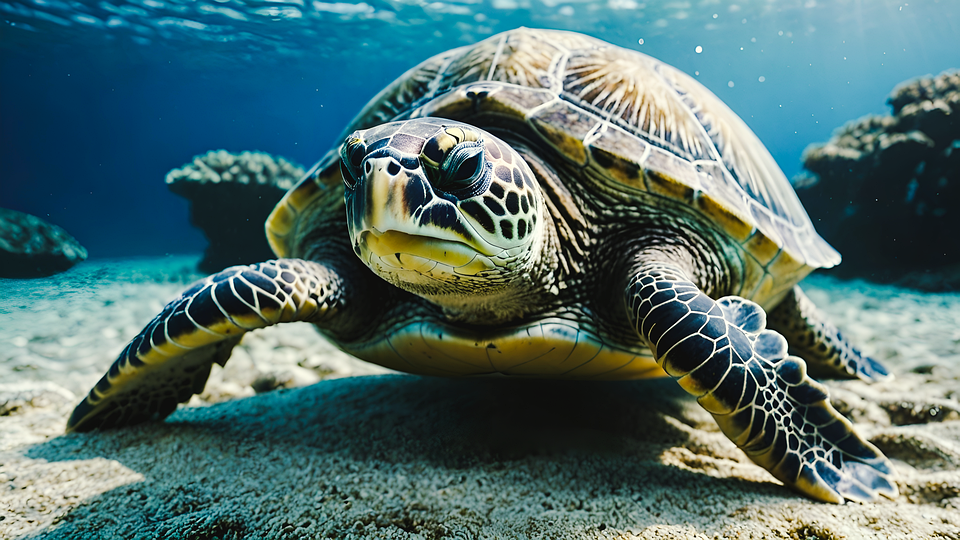 Download Ai Generated, Sea Turtle, Tortoise. Royalty-Free Stock ...