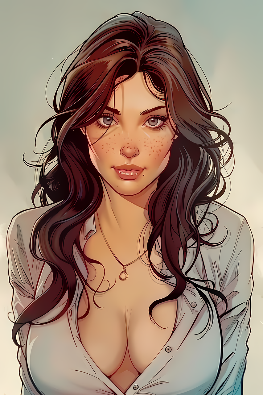 Download Grey Eyes Brunette Beautiful Royalty Free Stock