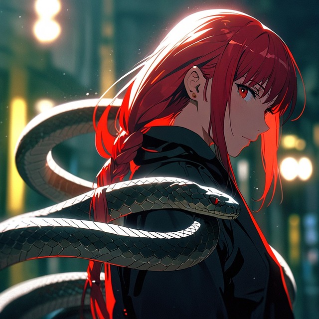 Download Ai Generated, Woman, Snake. Royalty-Free Stock Illustration ...
