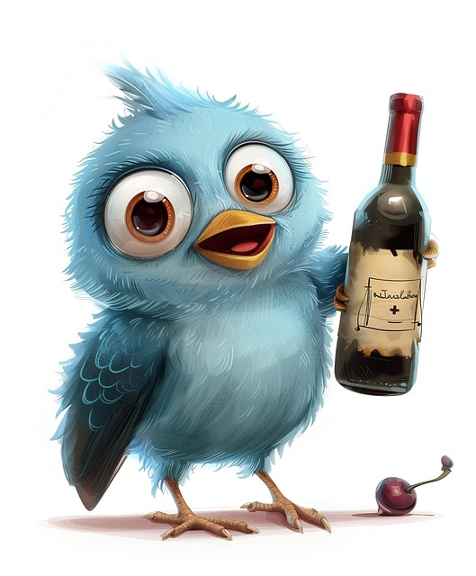 Download Bluebird, Bird, Wine. Royalty-Free Stock Illustration Image ...