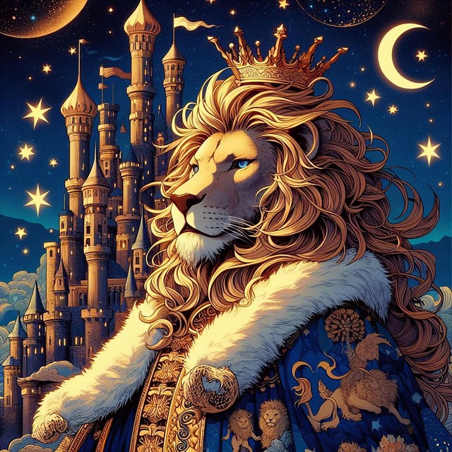 Download Night, Lion, King. Royalty-Free Stock Illustration Image - Pixabay