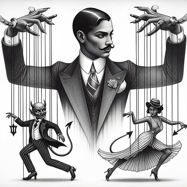 Download Ai Generated, Man, Puppets. Royalty-Free Stock Illustration ...