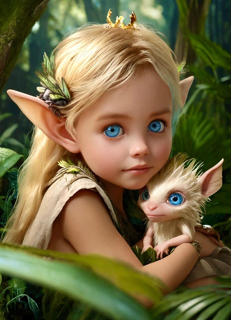 Download Beautiful, Elfin, Pretty. Royalty-Free Stock Illustration ...