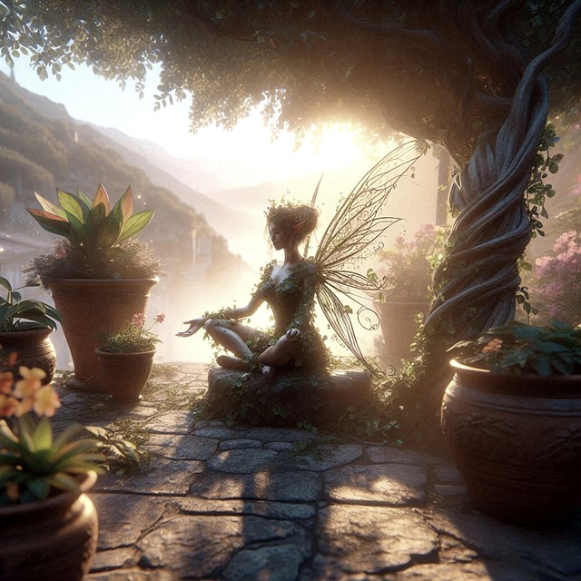 Download Elf, Fairy, Sunrise. Royalty-Free Stock Illustration Image ...