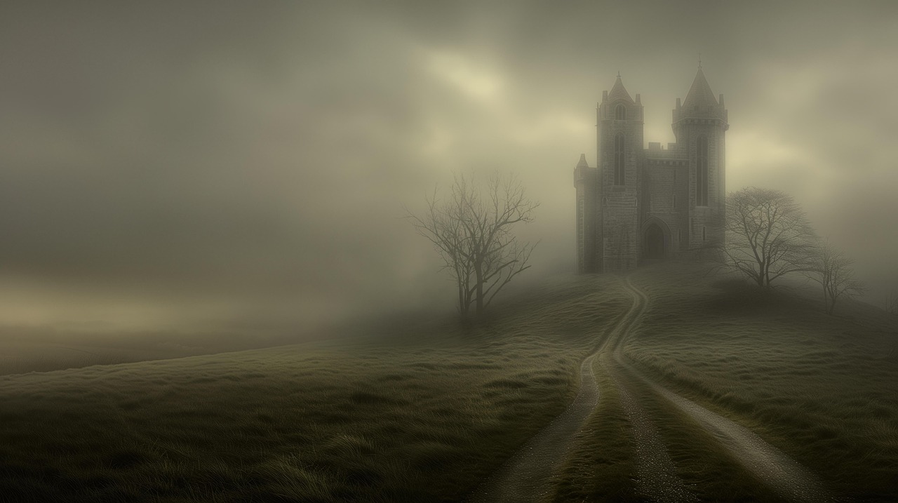 Download Landscape, Fog, Knight'S Castle. Royalty-Free Stock ...
