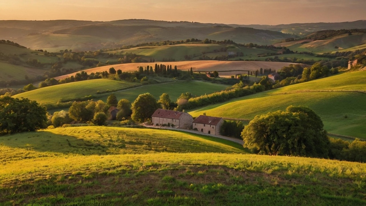 Coucher De Soleil Sur La Campagne - Image gratuite sur Pixabay - Pixabay