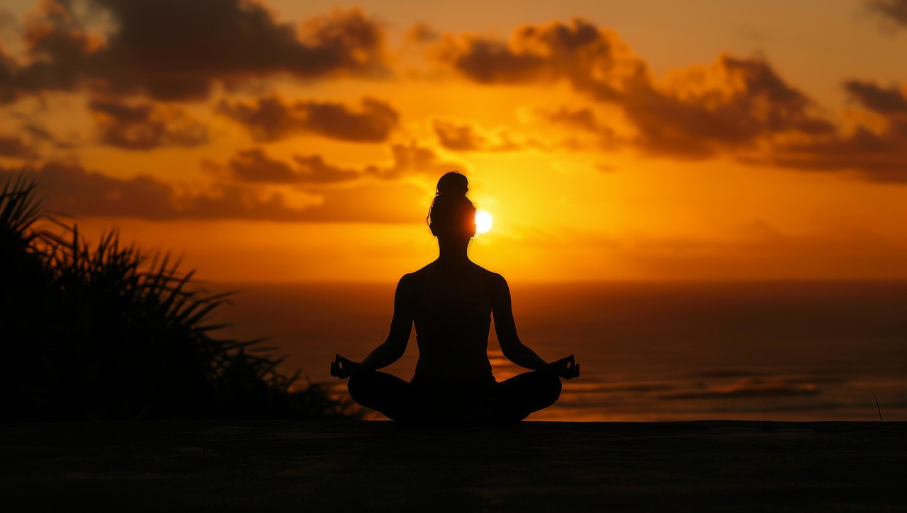 Download Yoga, Meditation, Silhouette. Royalty-Free Stock Illustration ...