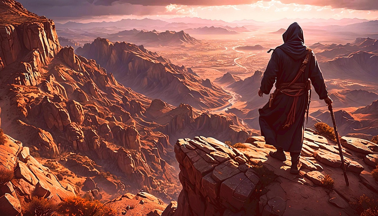 Download Desert Fathers, Hermit, Christian Monk. Royalty-Free Stock ...