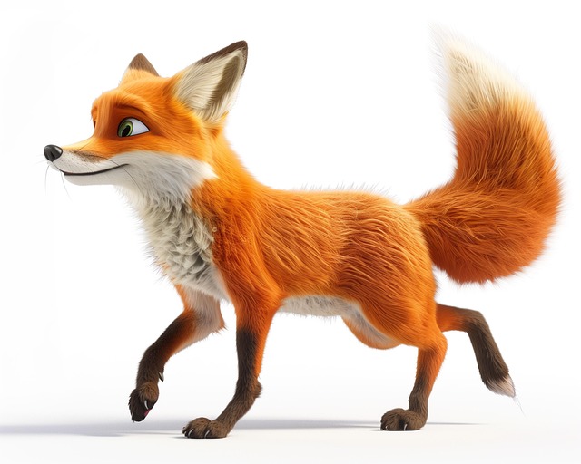 Download Fox, Cartoon, Orange. Royalty-Free Stock Illustration Image ...