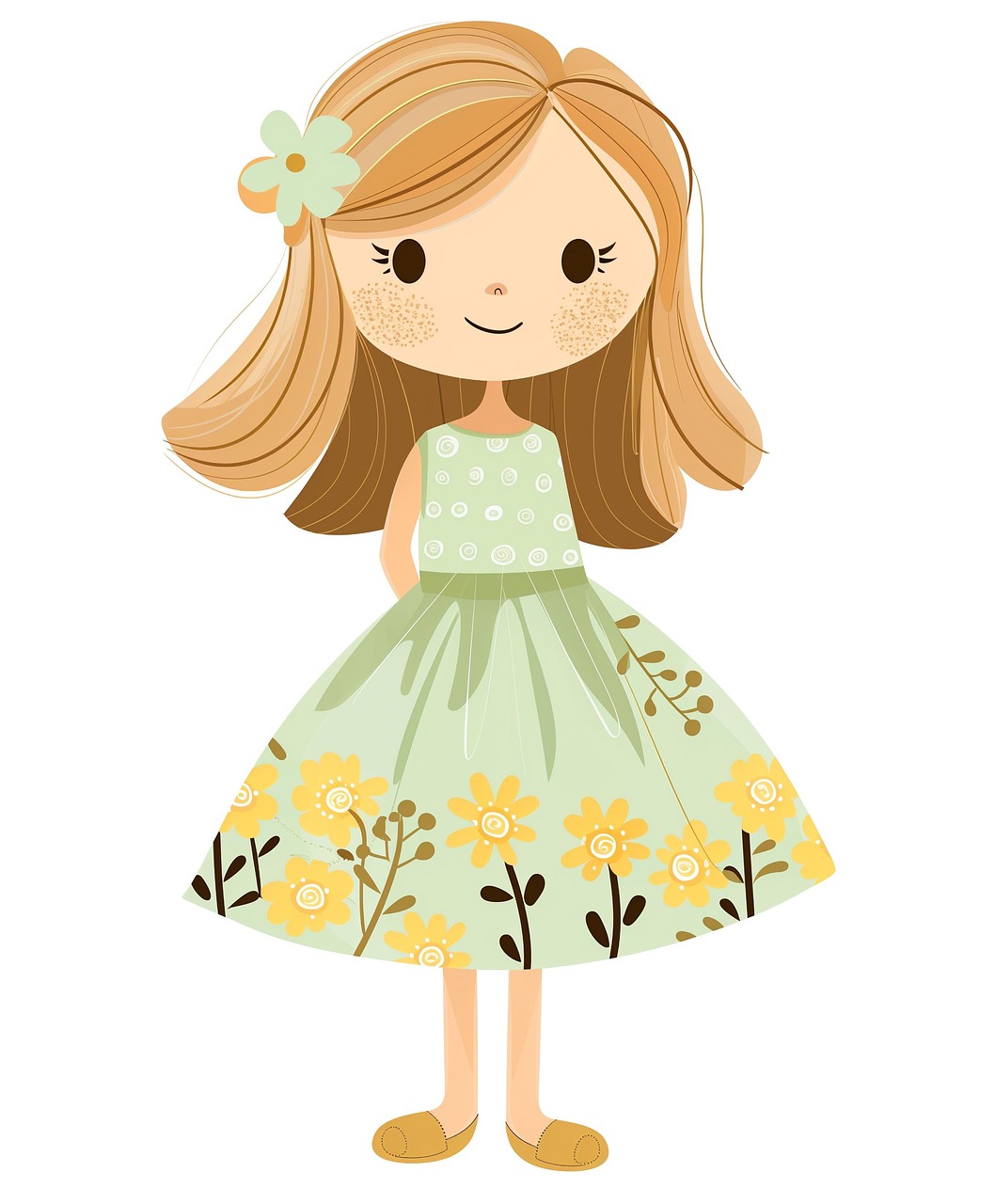 Niña Pelo Rubio Vestido Verde - Imagen gratis en Pixabay - Pixabay