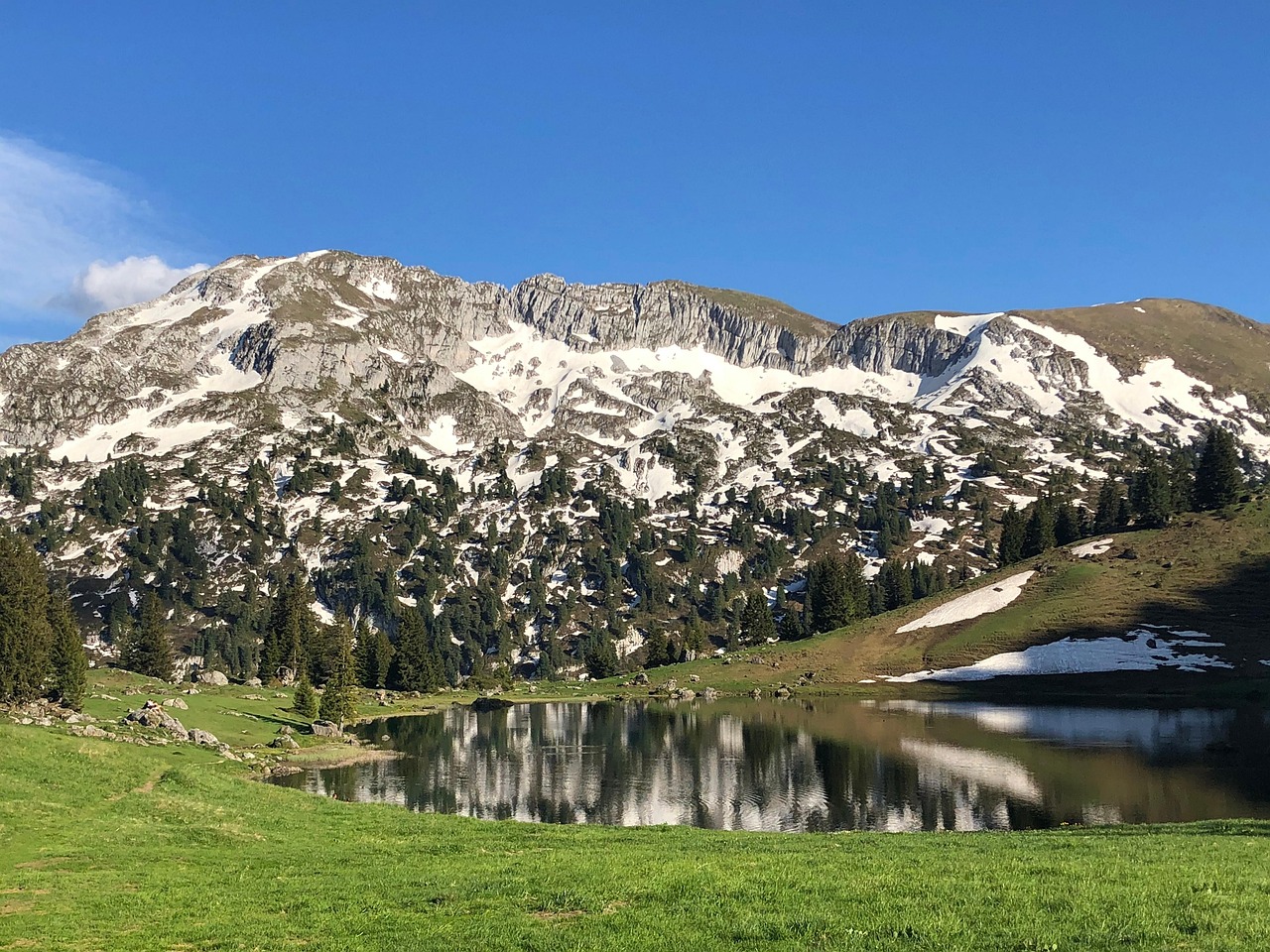 Montagne Lac Le Printemps - Photo gratuite sur Pixabay