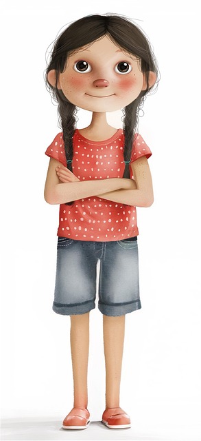 Download Ai Generated, Girl, Pigtails. Royalty-Free Stock Illustration ...