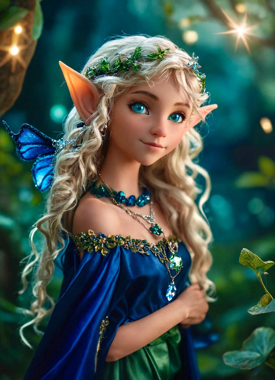 Download Fairy, Blue, Fiction. Royalty-Free Stock Illustration Image ...