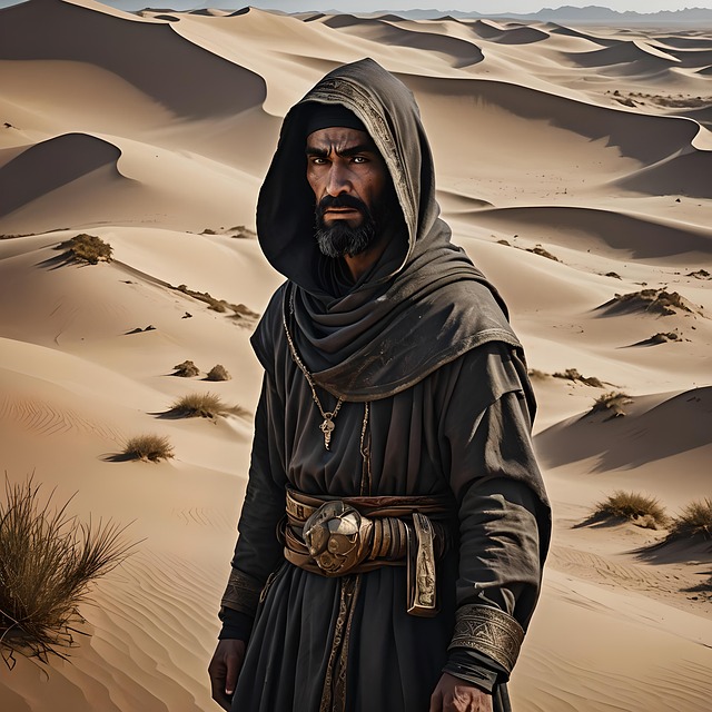 Download Desert Fathers, Desert Monk, Nature. Royalty-Free Stock ...