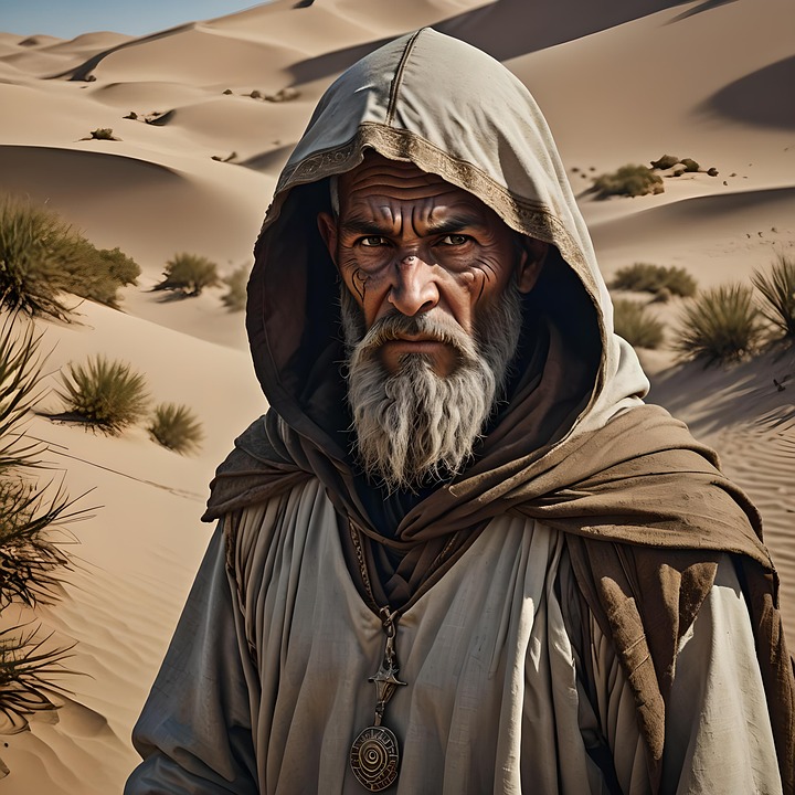 Download Desert Fathers, Desert Monks, Desert Hermit. Royalty-Free ...