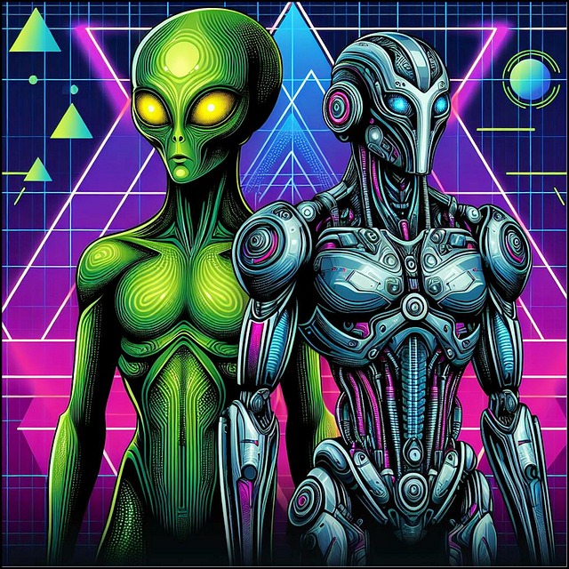 Download Futuristic, Alien, Cyborg. Royalty-Free Stock Illustration ...