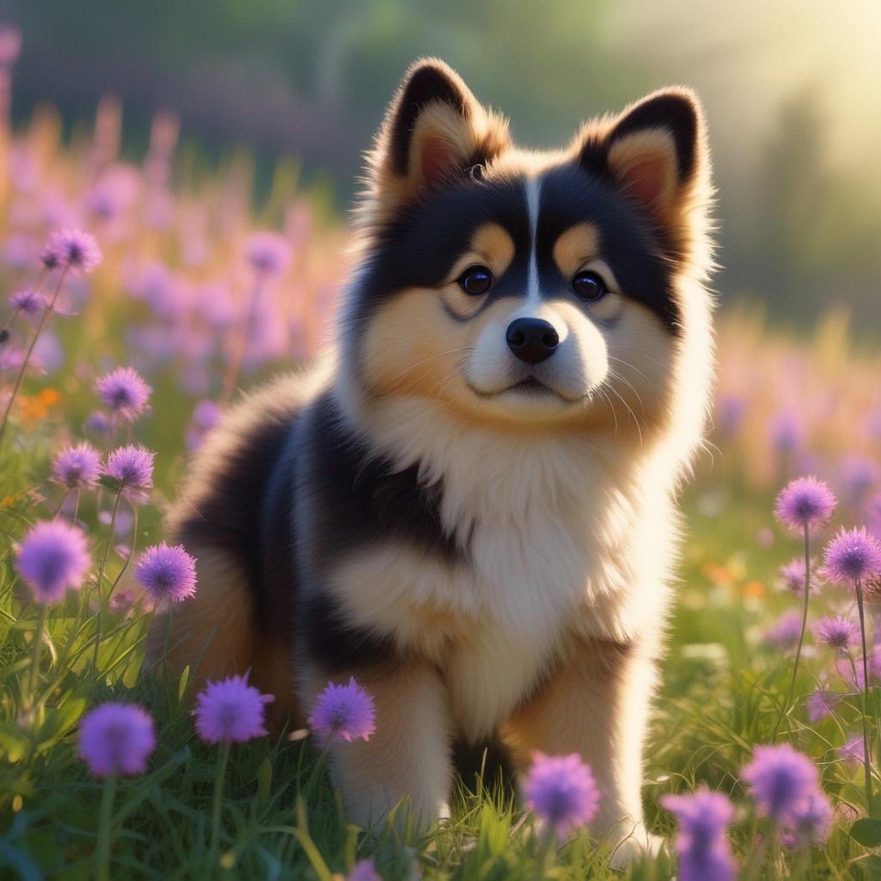 Download Dog, Ai Generated, Meadow. Royalty-Free Stock Illustration ...