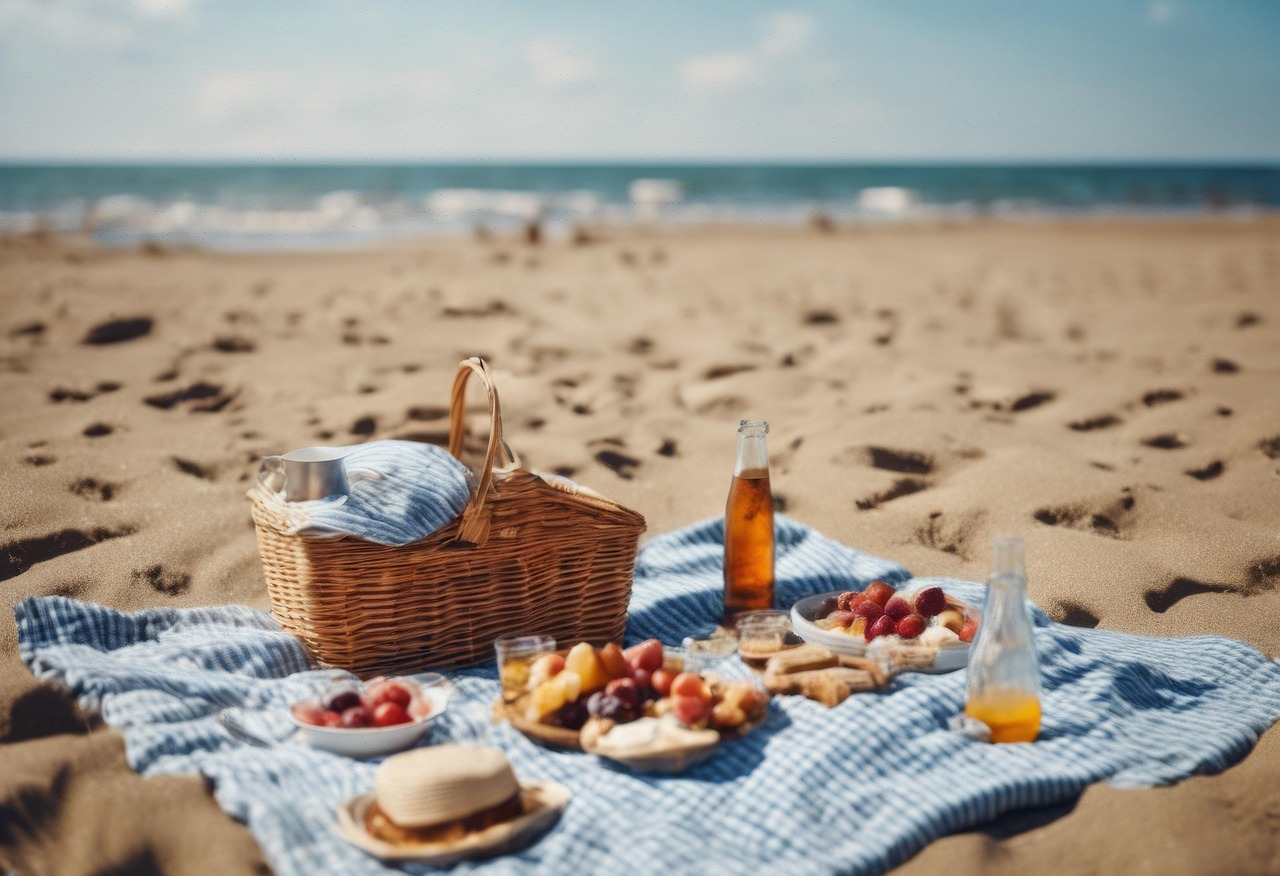 Download Picnic, Beach, Summer. Royalty-Free Stock Illustration Image ...